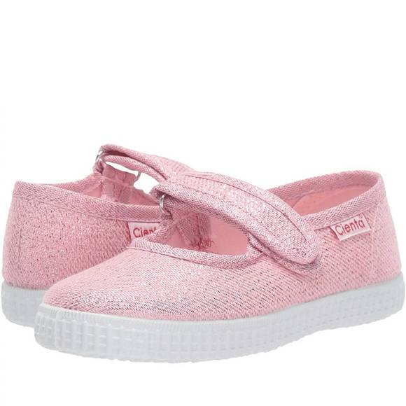 Cienta | Shoes | New Cienta Kids Glitter Mary Jane Sneakers In Bubblegum Sparkle | Poshmark